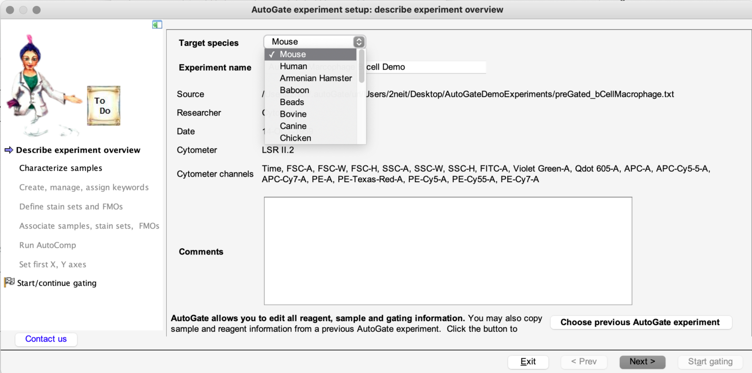 Experiment Overview - CytoGenie.Org